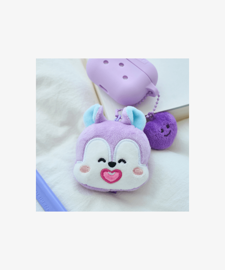 BT21 - MANG BASIC FACE DOLL KEYRING (Heart) - interAsia