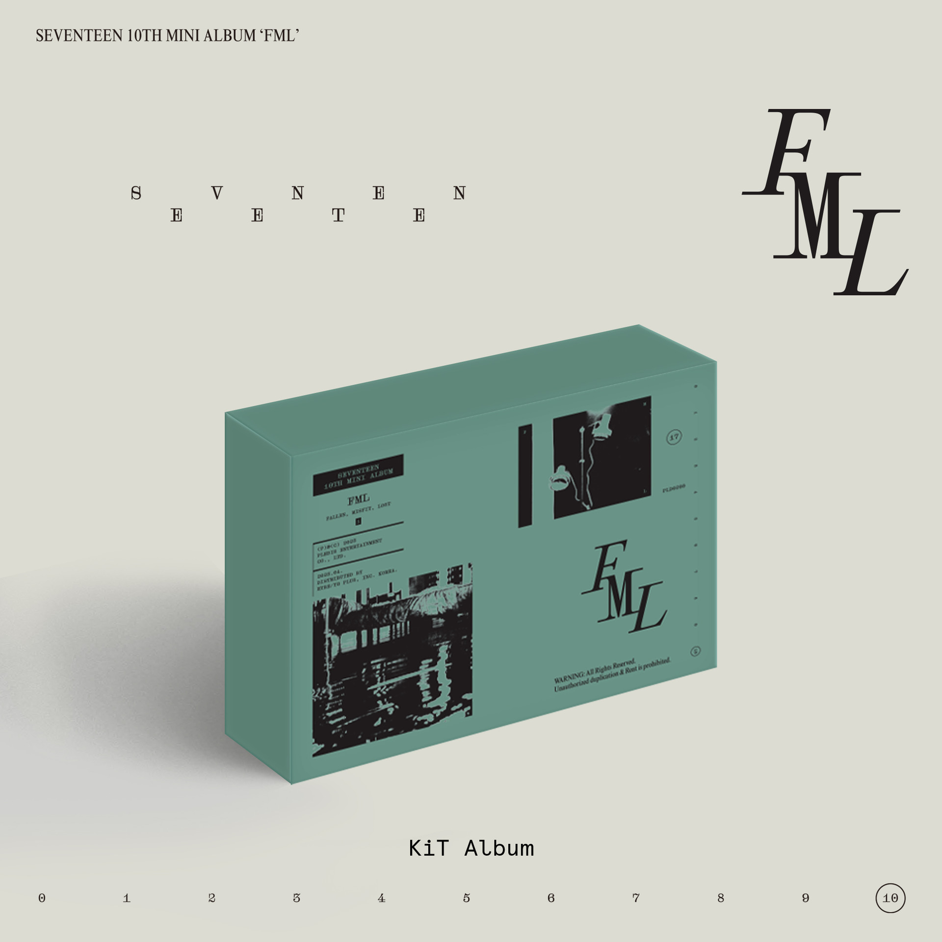 SEVENTEEN - 10th Mini Album [FML] (Deluxe Ver.) - interAsia