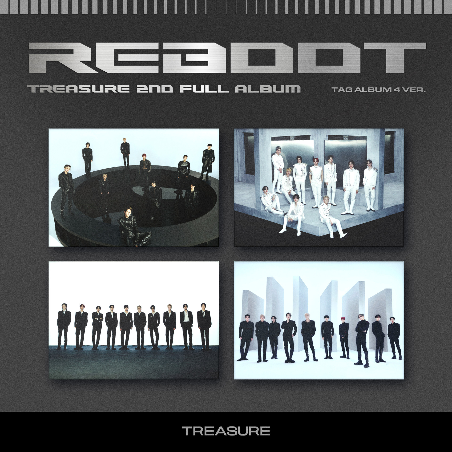 [Weverse] TREASURE - 2nd Full Album [REBOOT] (PHOTOBOOK Random Ver ...