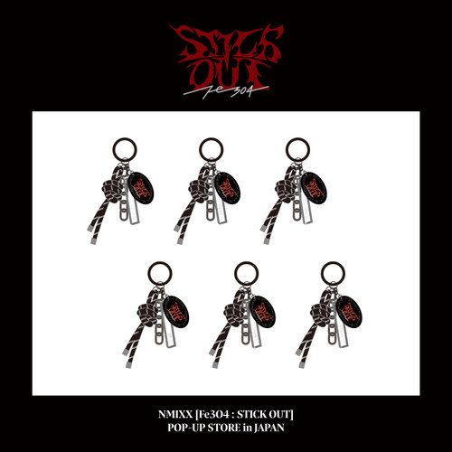 NMIXX - [Fe3O4: STICK OUT] POP-UP STORE in JAPAN MD : ROPE KEYRING ...