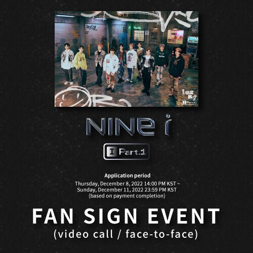 [Fan Sign event] NINE.i - [I (Part.1)] - interAsia