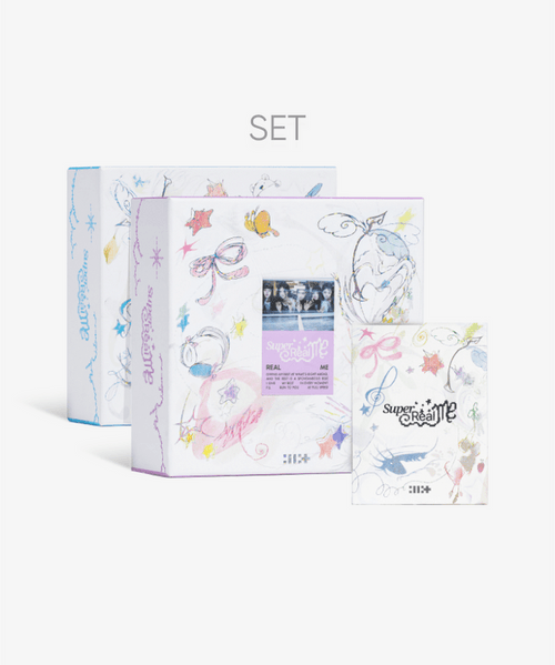 ILLIT - 1st Mini Album ['SUPER REAL ME' (Set) + 'SUPER REAL ME ...