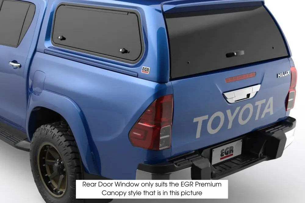 EGR Auto - Replacement Premium Canopy Rear Door - Toyota Hilux A-Deck 2015-