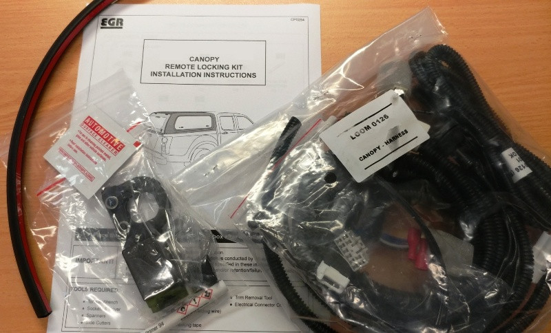 Volkswagen Amarok - EGR Canopy Remote Locking Kit