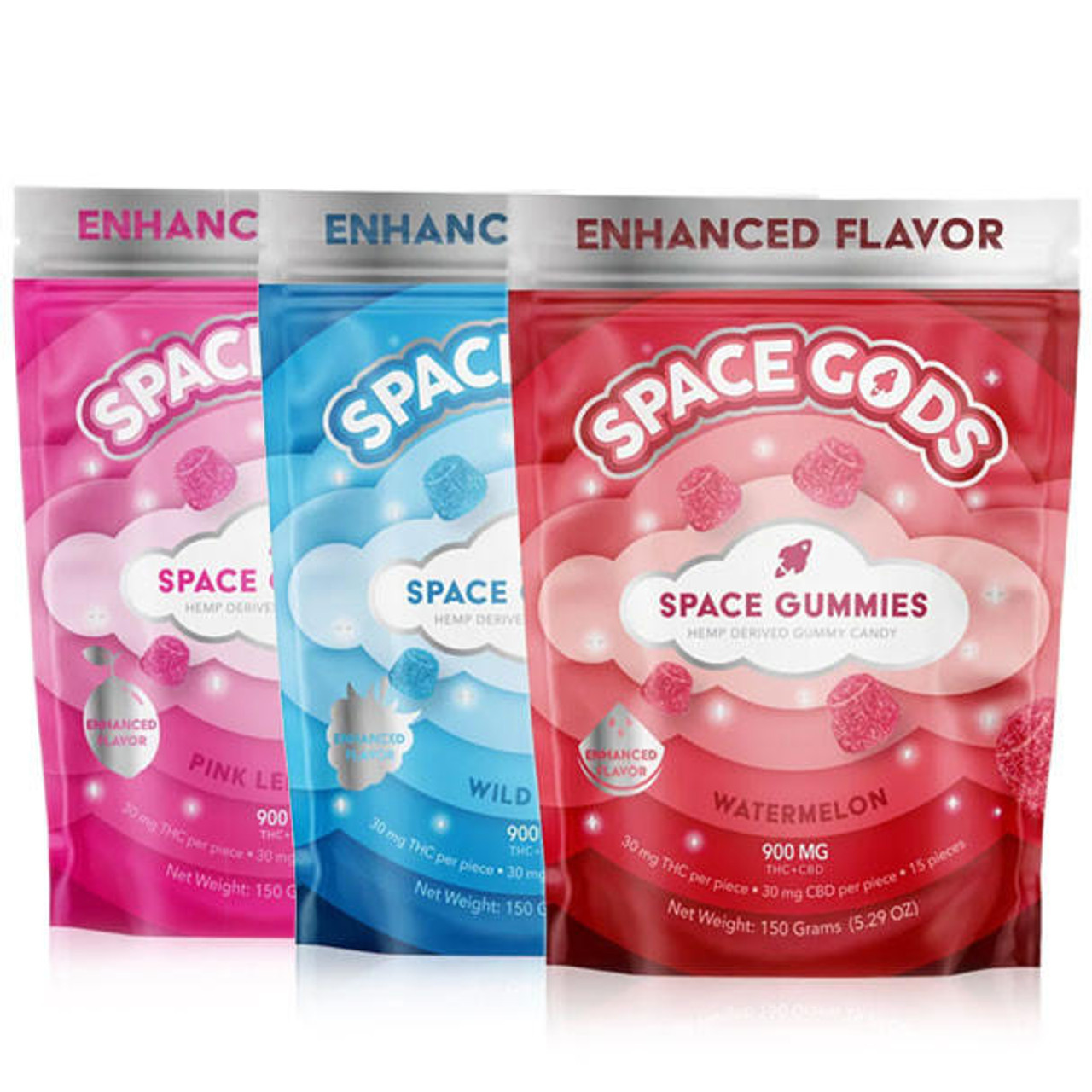 Space Gods D9:CBD Gummies - 900mg - 15ct - 7 Flavors | Apotheca Dispensary