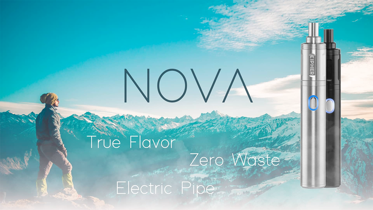 Cipher NOVA Electronic Pipe – Plasma Arc E-Pipe for Flower