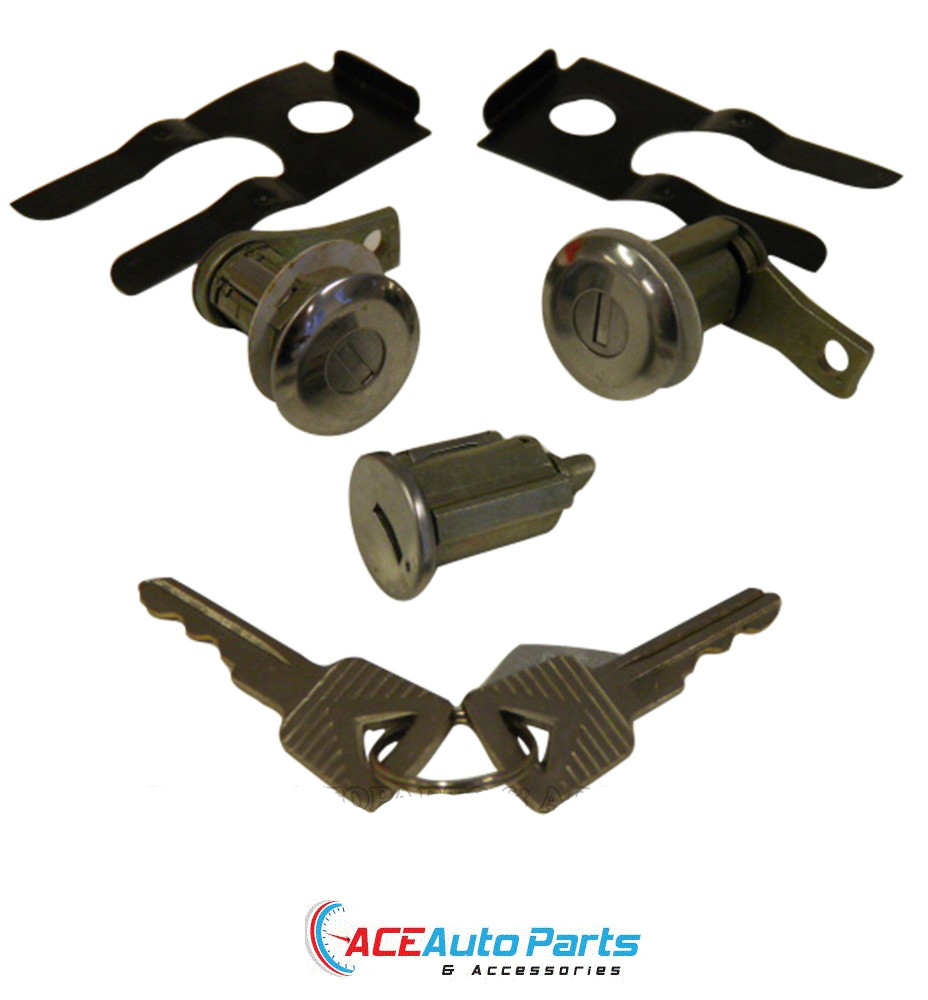 Ignition Barrel + Door Locks + Keys for Ford XK + XM + XL + XP