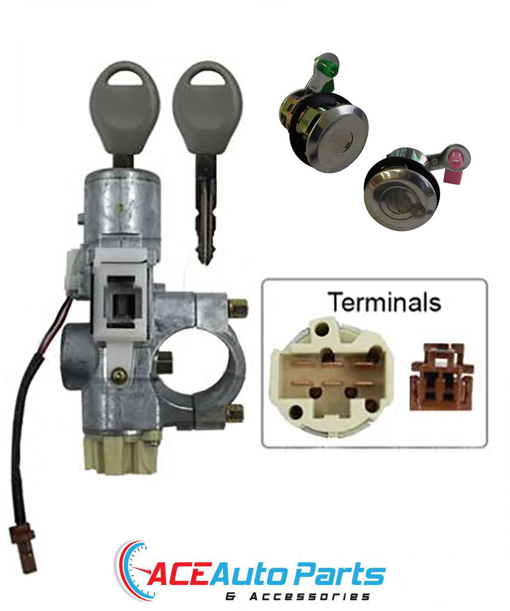 New Ignition Barrel + Door Locks Set for Nissan Pathfinder R50 Automatic.