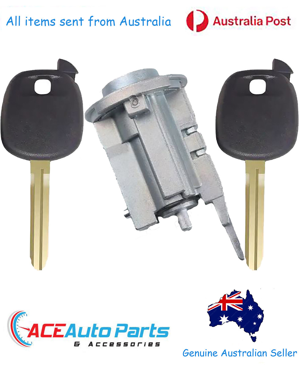 Ignition barrel + Keys For Toyota Camry ACV36 + MCV36 2002-2006