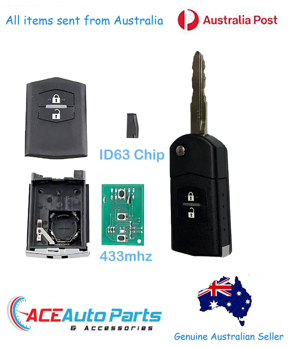 New Ignition Barrel + Keys for Mazda 3 BK