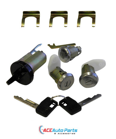 Ignition Barrel + Door Locks + Boot Lock Set for Commodore VB VC VH VK VL