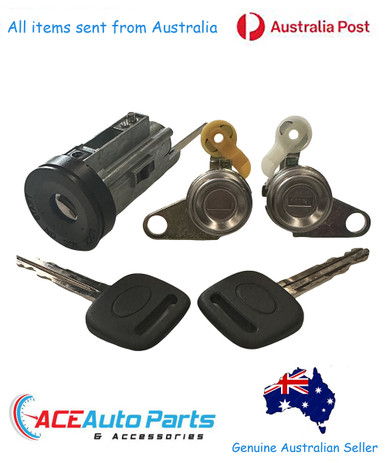 Ignition Barrel + Door Locks & Keys for Toyota Corolla AE101 + AE102 07 ...