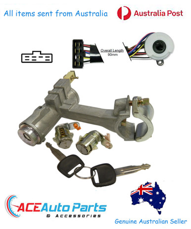 Lock set for Toyota Hilux without tilt steering column.