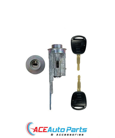 Ignition Barrel + Keys for Toyota Prado.