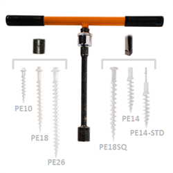 PE26: 26-inch Penetrator with 1-inch hex head - American Earth Anchors
