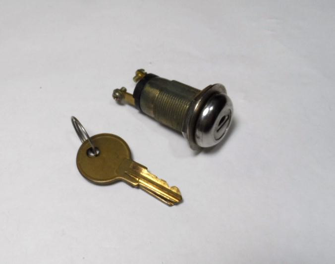 Key Actuated Electronic Switch with (2) Keys Mounts in 3/4 inch Hole ...