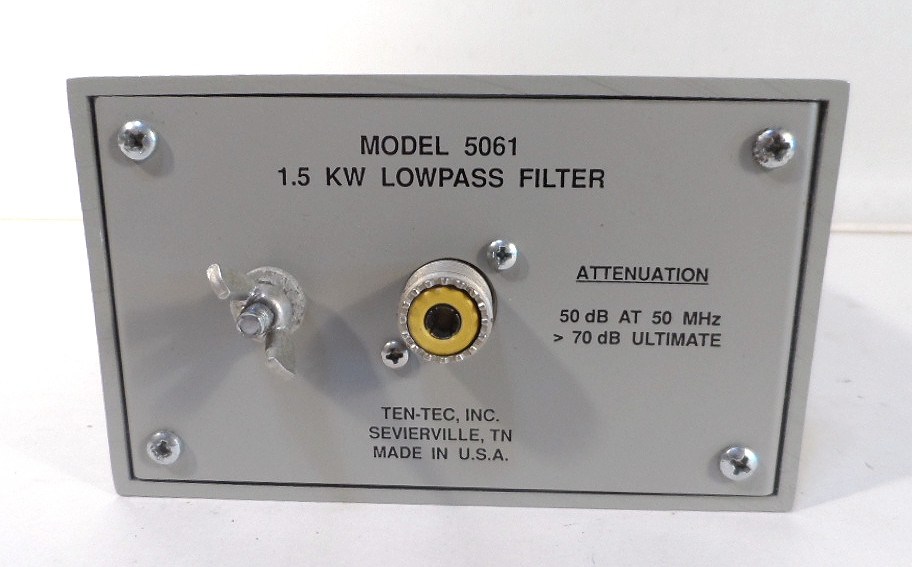 Ten-Tec Model 5061 Low Pass Filter Rated 1.5 KW Like New