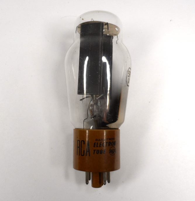 RCA 5R4GY Vintage ST "Coke bottle" Rectifier tube with Black Plates and ...