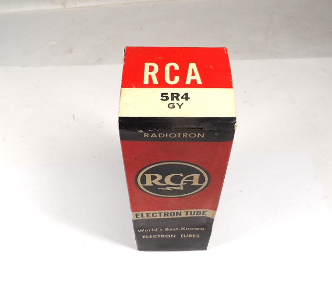 RCA 5R4GY Rectifier Tube ST Style with "D" Getter 1950 Date Codes NOS ...