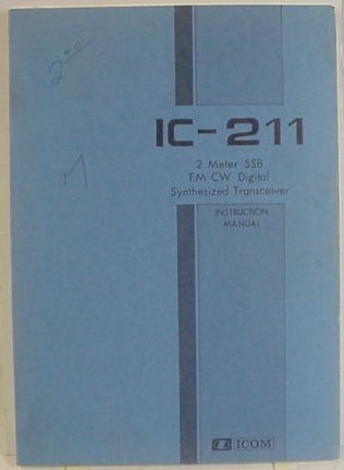 Icom IC-211 Original Operation Manual