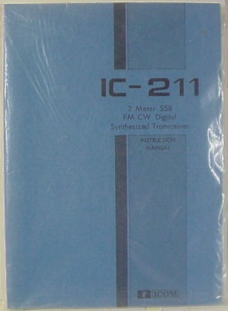Icom IC-211 Original Operation Manual NEW! - Nationwide Radio & Eq ...