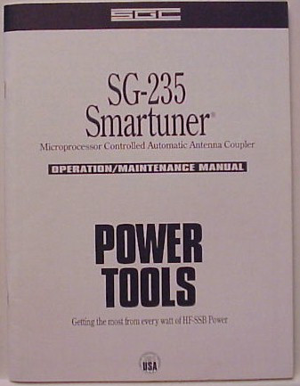 SGC, SG-235 Smartuner Manual Reproduction! - Nationwide Radio & Eq ...
