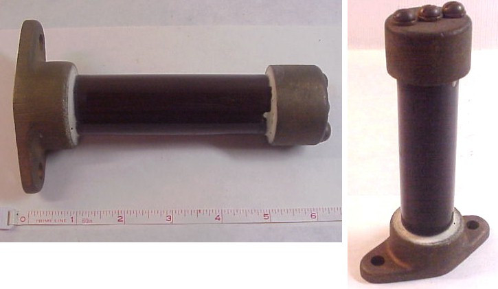 Ceramic & Bronze Large Stand Off Insulator 6" High - Nationwide Radio ...