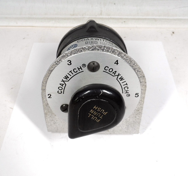 Bird 74, Six Position 50-Ohm Coaxial Selector Switch, in Excellent ...