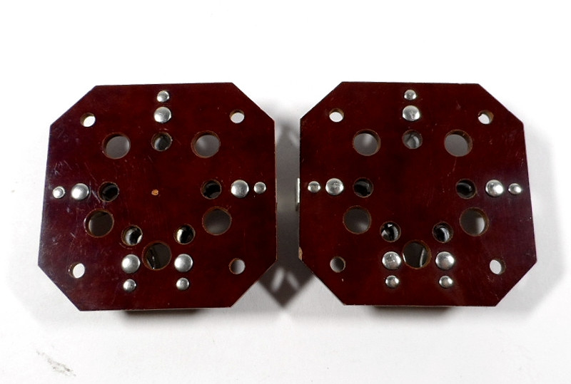 Bakelite NEW Tube Sockets (2) for the 4-125, 3-400, 3-500Z, 4-250, 4 ...