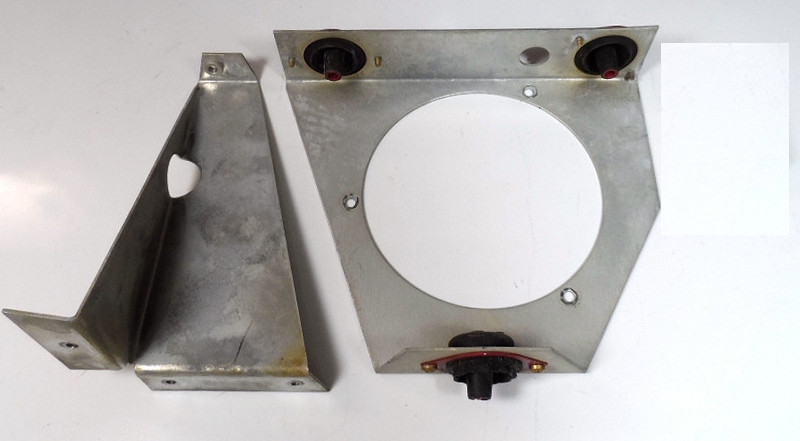 Collins 30S-1 Amplifier Blower Bracket Set P/N 544 6986 003 B, 544 6888 ...
