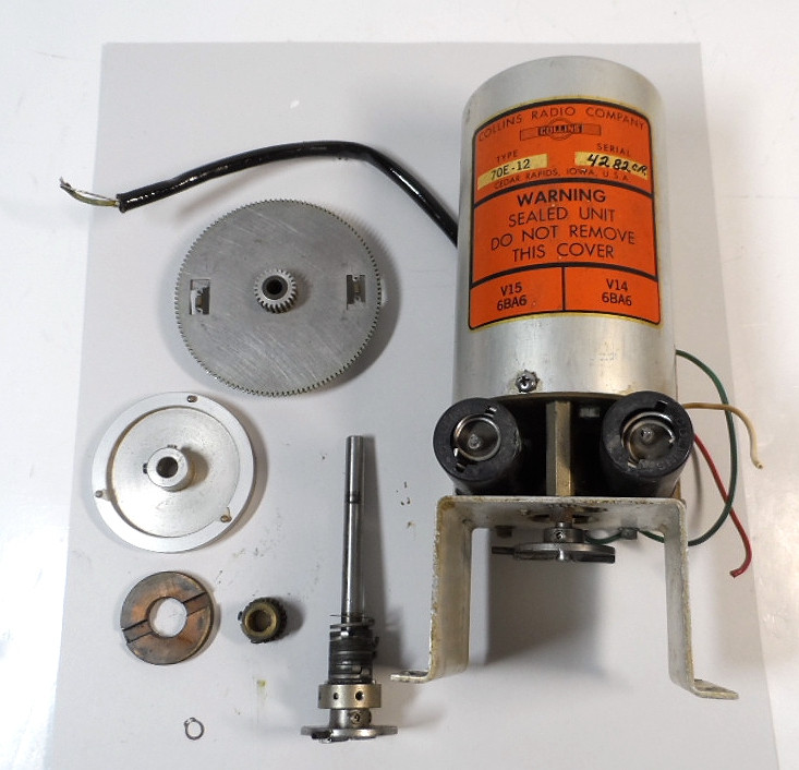 Collins 75A-2 Receiver 70E-12 PTO Unit with the Shaft and Coupler Spare ...