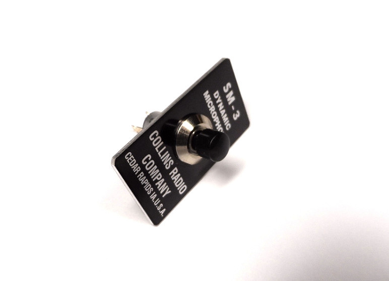 Collins SM-3 Switch Kit with Original Face Plate, PTT Switch, Bezel Nut ...