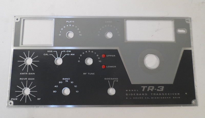 Drake TR-3 Transceiver New Front Panel