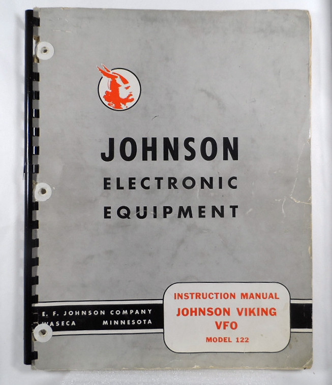 EF Johnson Viking VFO Model 122 Original Operating Manual in Very Good ...