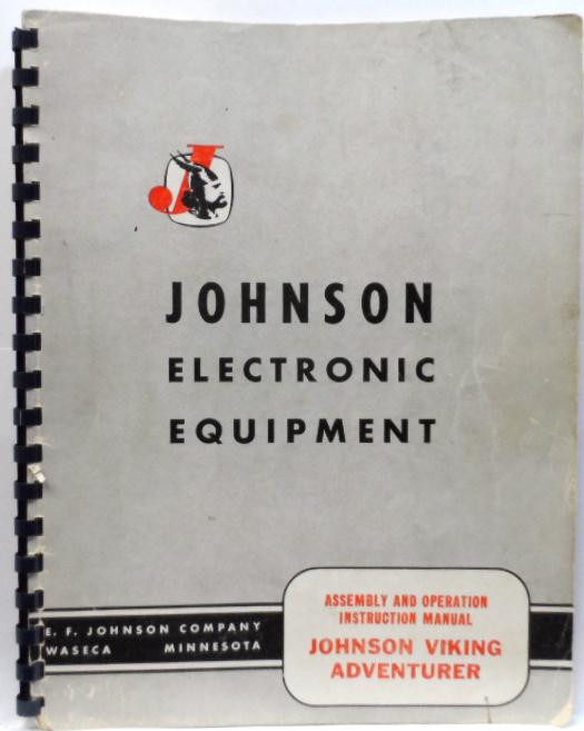 EF Johnson Viking Adventurer Original Assembly & Operation Instruction ...