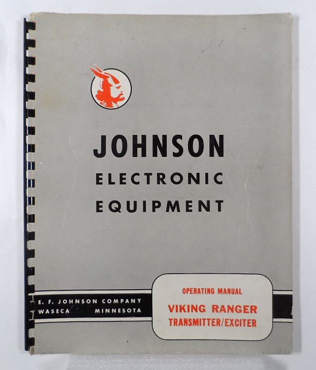 EF Johnson Viking Ranger Original Operating Manual in Excellent ...