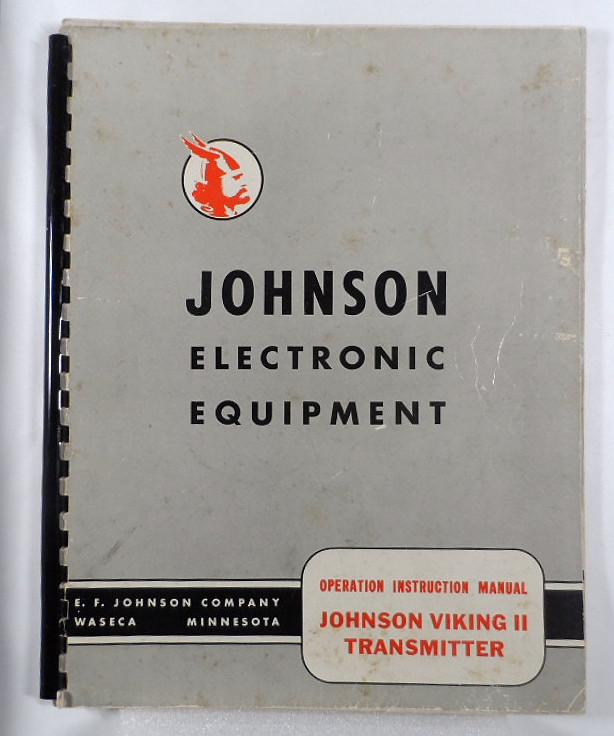 EF Johnson Viking II Original Operating Manual in Very Good Condition #01