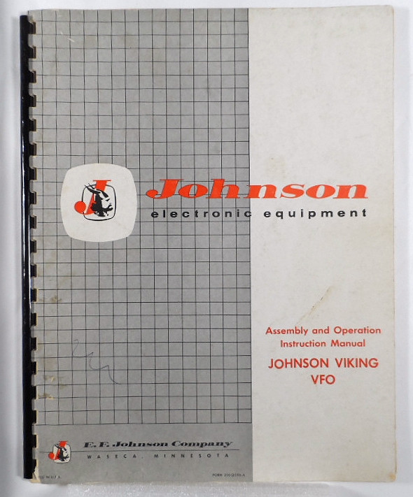 EF Johnson Viking VFO Model 122 Original Operating Manual in Excellent ...