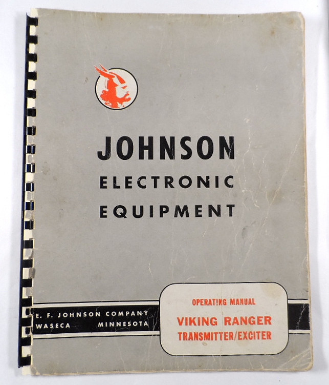 EF Johnson Viking Ranger Original Operating Manual in Very Good ...