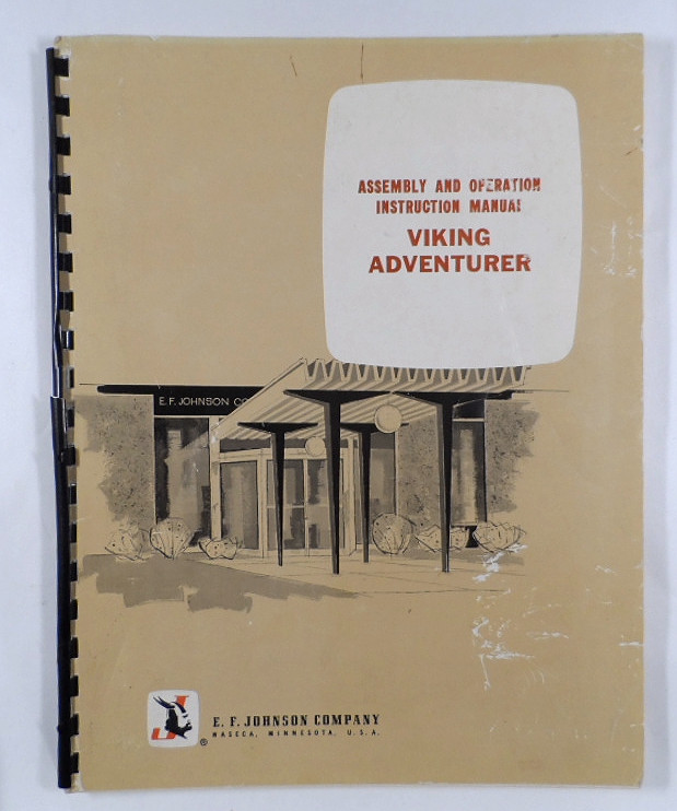 EF Johnson Viking Adventurer Original Assembly & Operation Instruction ...