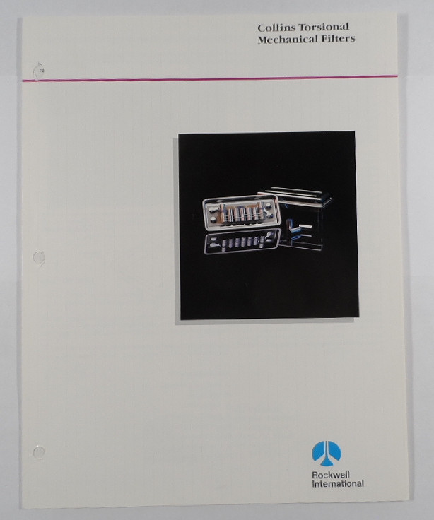 Collins Torsional Mechanical Filters Brochure NEW