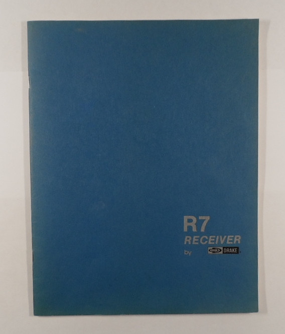 RL Drake R7 Receiver Original Manual in Excellent condition #2