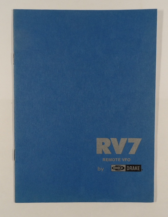RL Drake RV7 VFO Original Manual in Excellent Condition #1