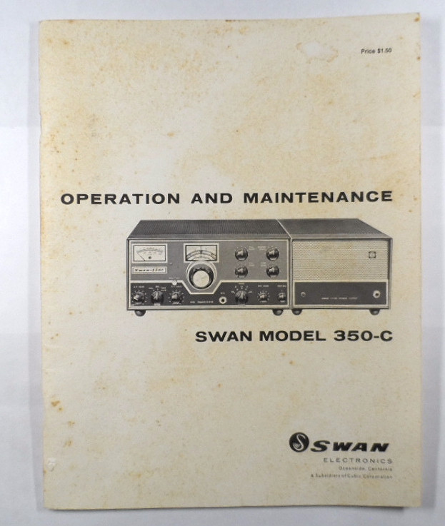 Swan 500 HF Transceiver Original Operation & Maintenance Manual #3