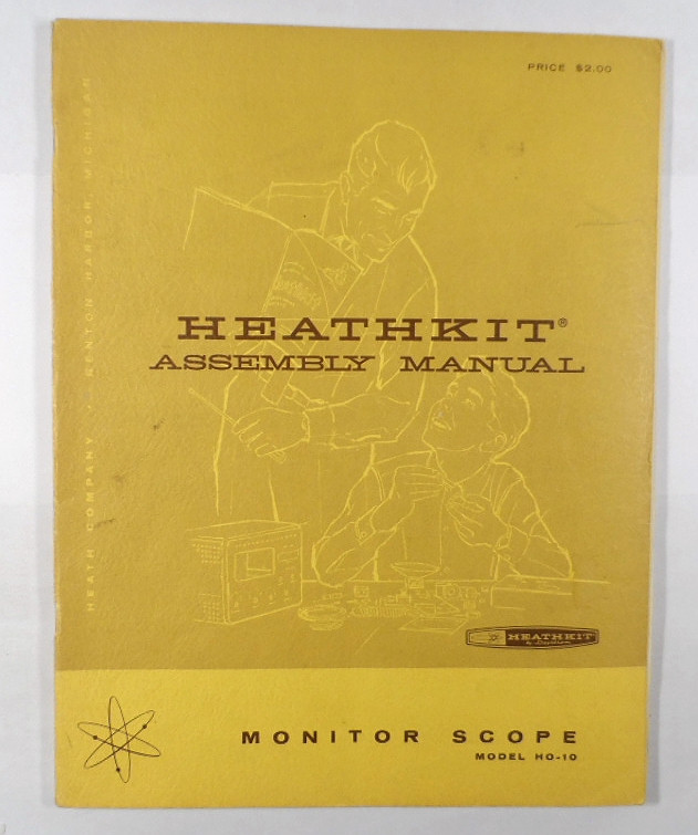 Heathkit HO-10 Monitor Scope Original Assembly & User Manual #2