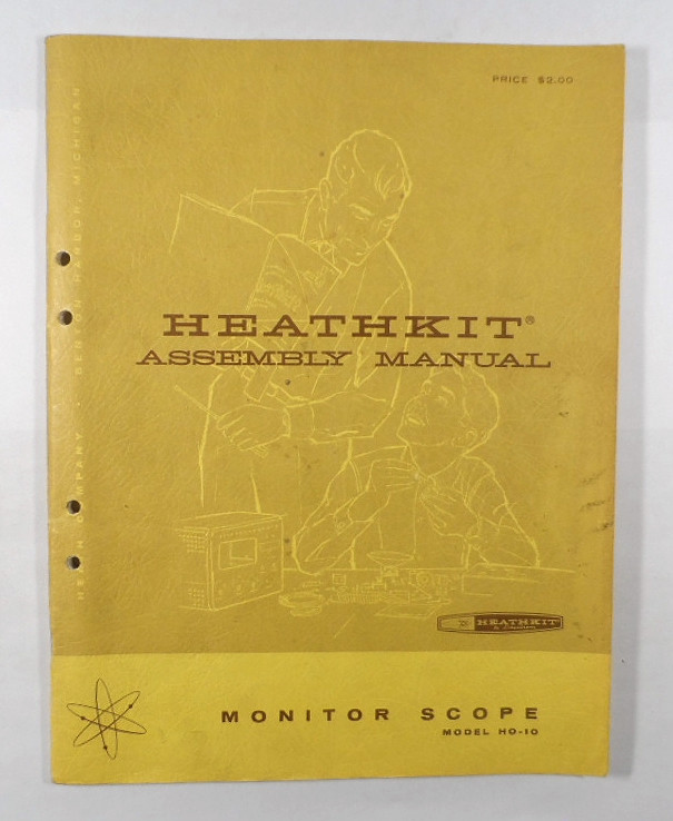 Heathkit HO-10 Monitor Scope Original Assembly & User Manual #4