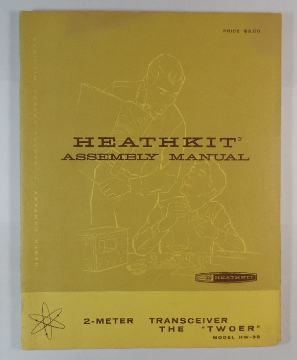 Heathkit HW-30 "Twoer" 2 Meter Transceiver Original Assembly Manual #2