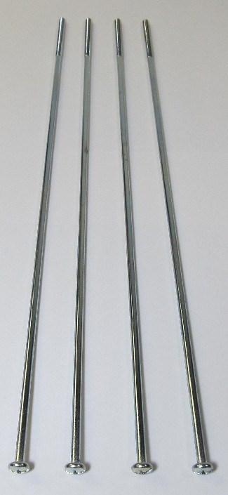 EF Johnson 4 Long Screws for the Valiant, 500, Pacemaker