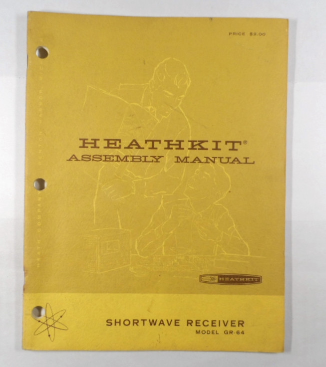 Heathkit GR-64 Shortwave Receiver ORIGINAL Assembly Manual #1