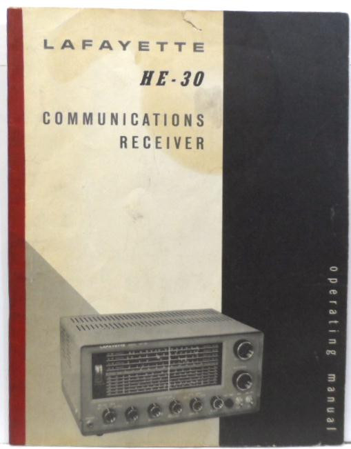 Lafayette HE-30 Communications Receiver Operating Manual #2
